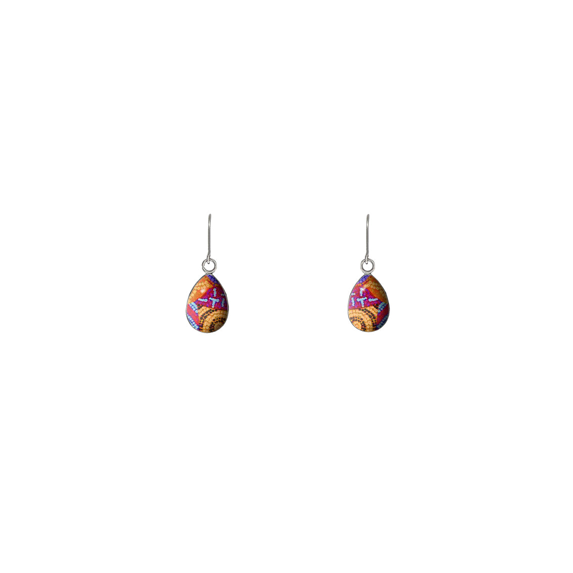 ADRIANA MULTI COLOR DANGLE XS DROP EARRINGS - M011W – Mo Resin