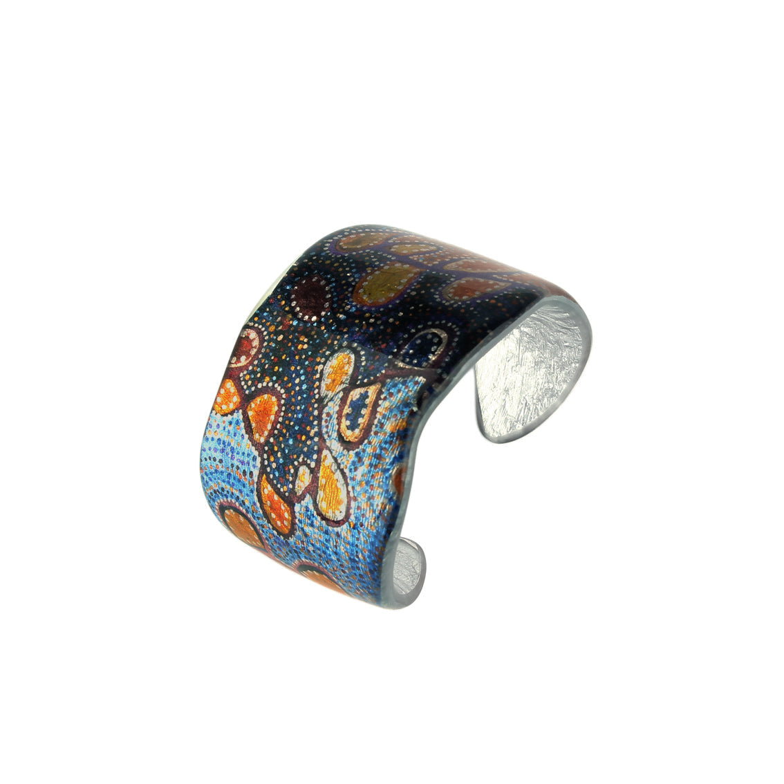 GAYLE ORANGE ADJUSTABLE STATEMENT BRACELET - SD016W – Mo Resin